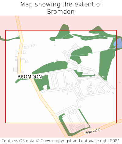 Where is Bromdon? Bromdon on a map