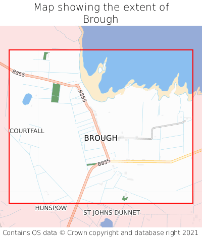 Where is Brough? Brough on a map