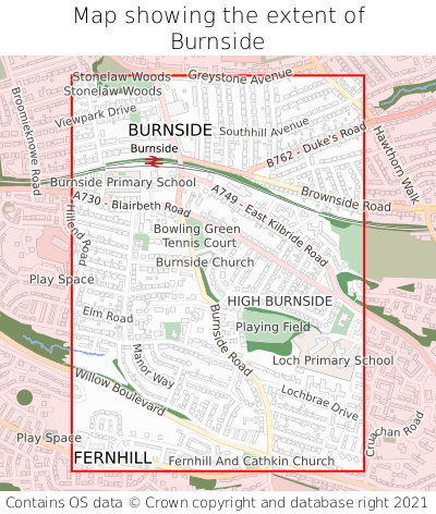 Where is Burnside? Burnside on a map