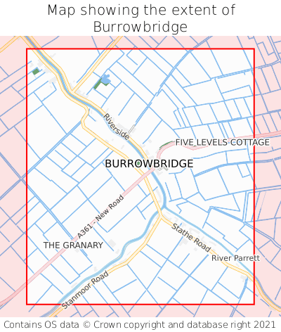 Where is Burrowbridge? Burrowbridge on a map