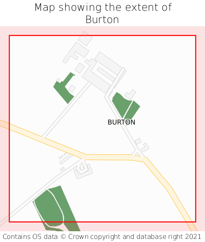 Where is Burton? Burton on a map