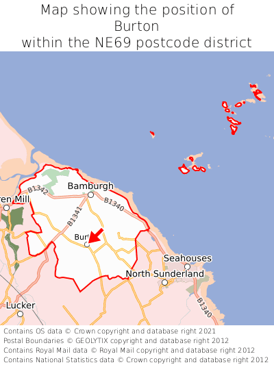 Where is Burton? Burton on a map