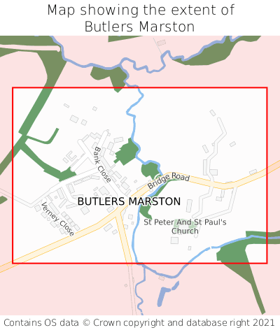 Where is Butlers Marston? Butlers Marston on a map