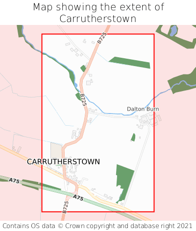 Where is Carrutherstown? Carrutherstown on a map