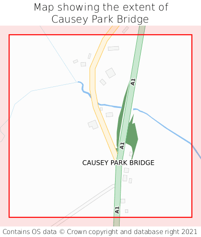 Where is Causey Park Bridge? Causey Park Bridge on a map