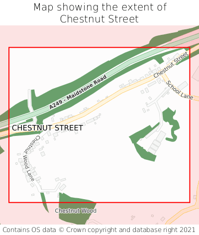 Where is Chestnut Street? Chestnut Street on a map