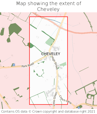 Where is Cheveley? Cheveley on a map