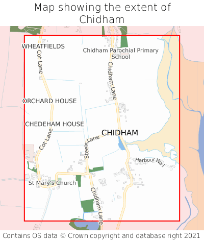 Where is Chidham? Chidham on a map