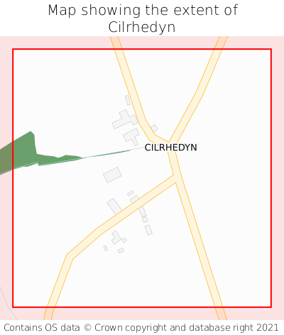 Where is Cilrhedyn? Cilrhedyn on a map