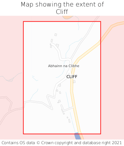 Where is Cliff? Cliff on a map