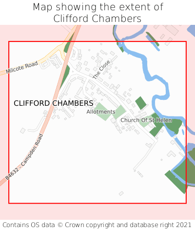 Where is Clifford Chambers? Clifford Chambers on a map