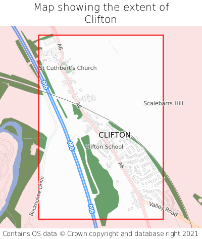 Where is Clifton? Clifton on a map
