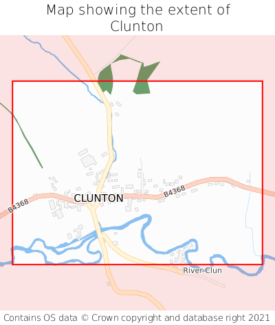 Where is Clunton? Clunton on a map