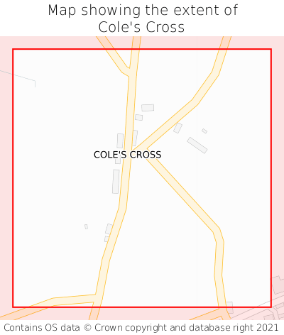 Where is Cole's Cross? Cole's Cross on a map