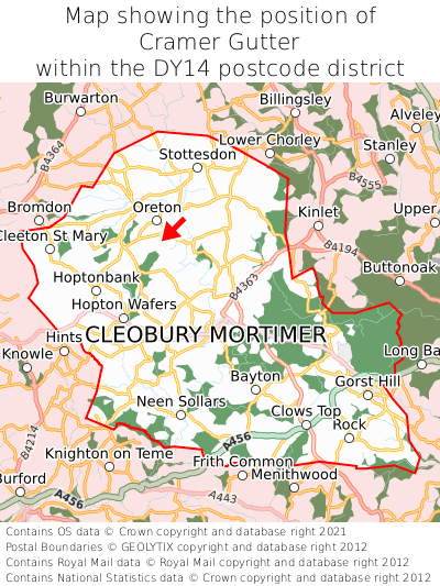 Where is Cramer Gutter? Cramer Gutter on a map