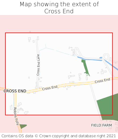 Where is Cross End? Cross End on a map