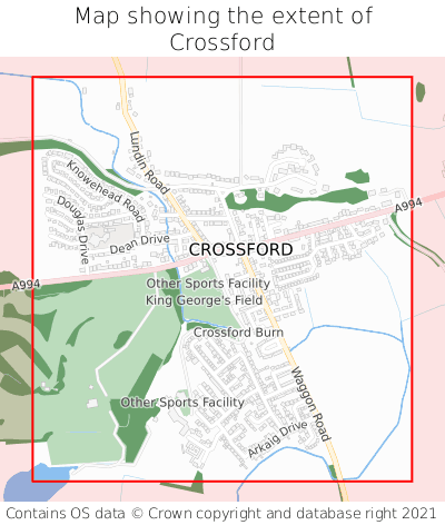 Where is Crossford? Crossford on a map