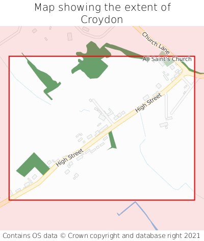 Where is Croydon? Croydon on a map