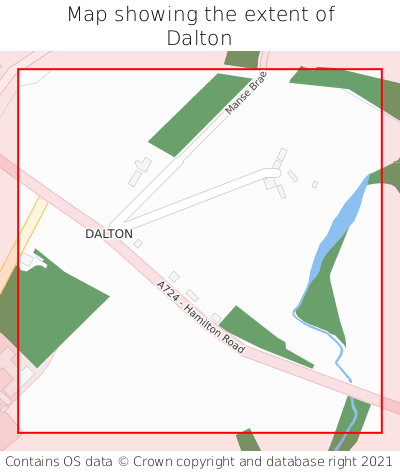 Where is Dalton? Dalton on a map