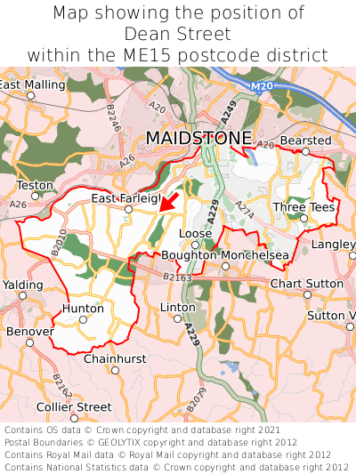 Where is Dean Street? Dean Street on a map