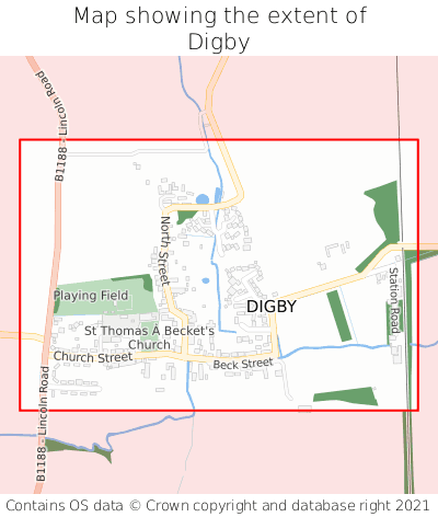Where is Digby? Digby on a map