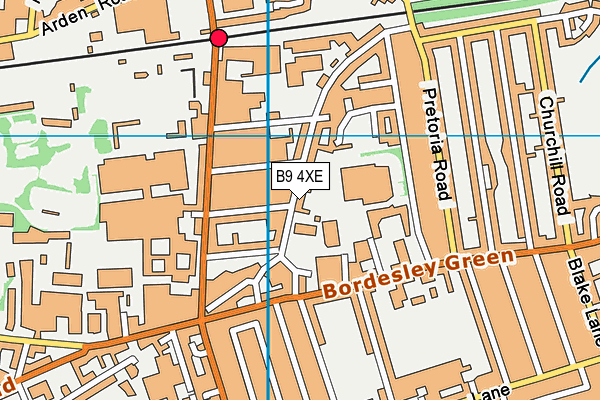 B9 4XE maps, stats, and open data