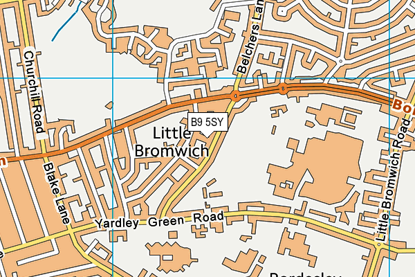 B9 5SY maps, stats, and open data