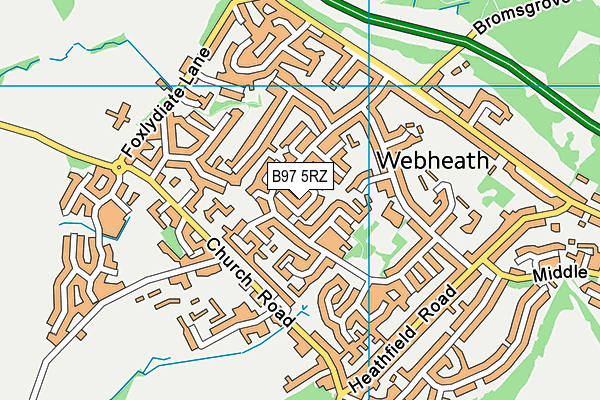 B97 5RZ maps, stats, and open data