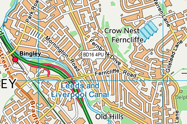 BD16 4PU maps, stats, and open data