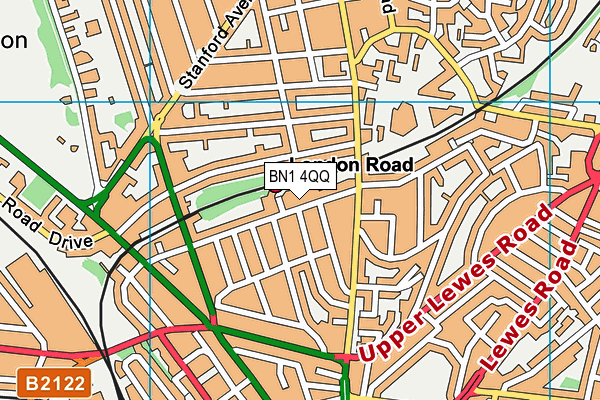 BN1 4QQ maps, stats, and open data