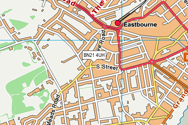 BN21 4UH maps, stats, and open data