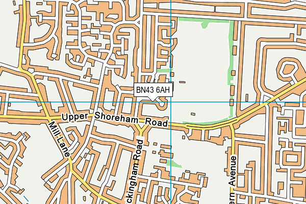 BN43 6AH maps, stats, and open data