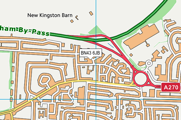 BN43 6JB maps, stats, and open data