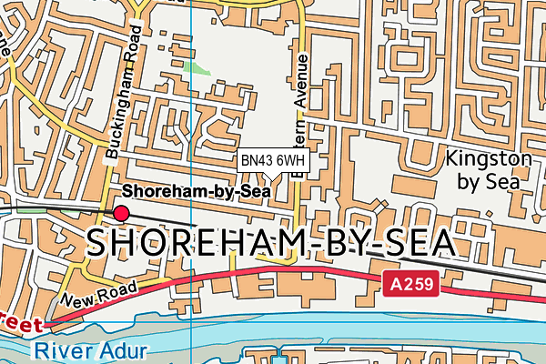 BN43 6WH maps, stats, and open data