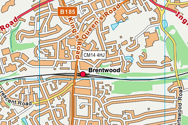 CM14 4HJ maps, stats, and open data