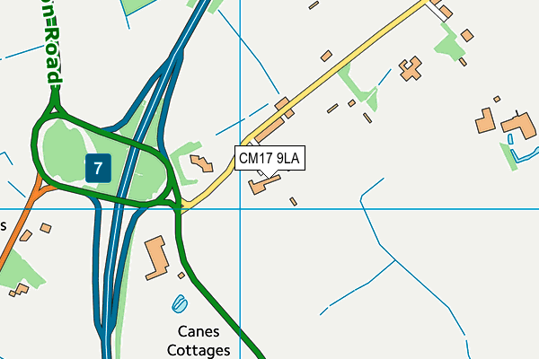 CM17 9LA maps, stats, and open data