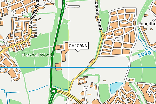 CM17 9NA maps, stats, and open data