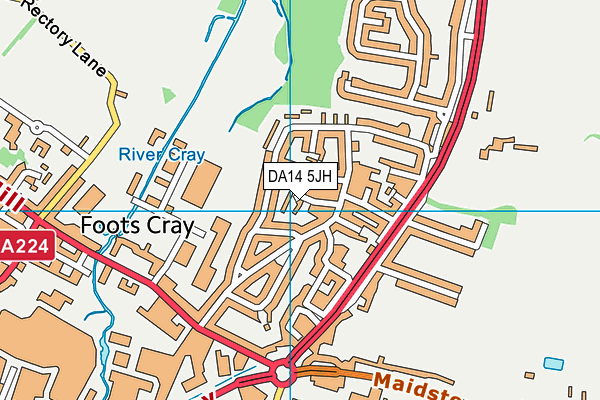 DA14 5JH maps, stats, and open data