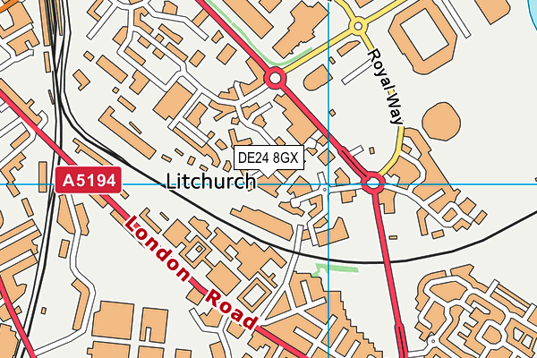 DE24 8GX maps, stats, and open data