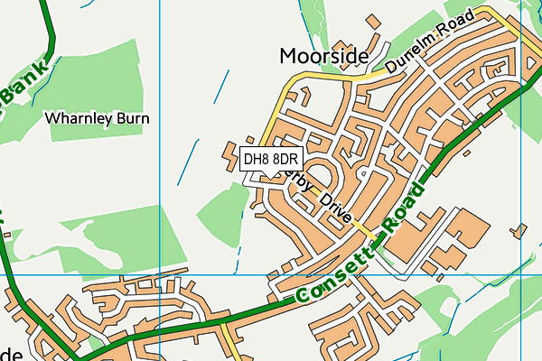 DH8 8DR maps, stats, and open data