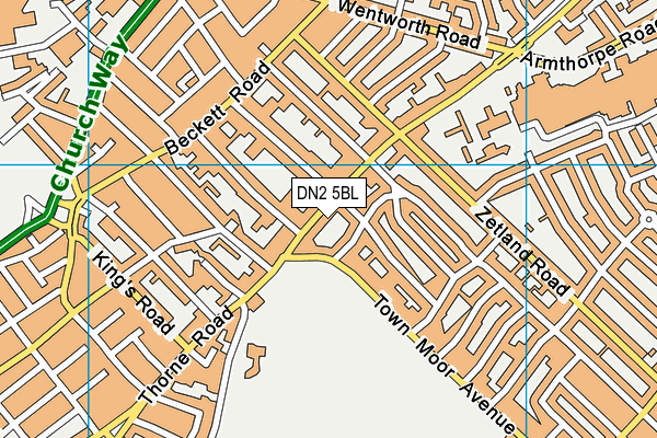 DN2 5BL maps, stats, and open data