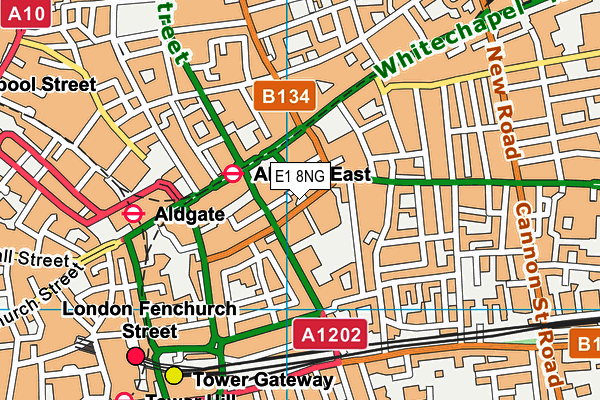E1 8NG maps, stats, and open data