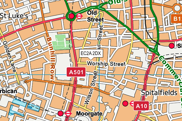EC2A 2DX maps, stats, and open data