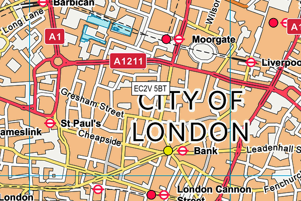 EC2V 5BT maps, stats, and open data