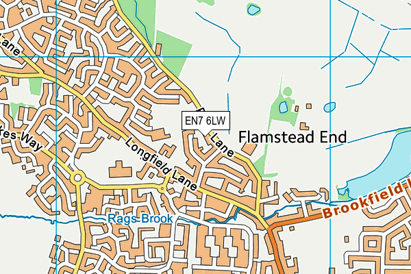 EN7 6LW maps, stats, and open data