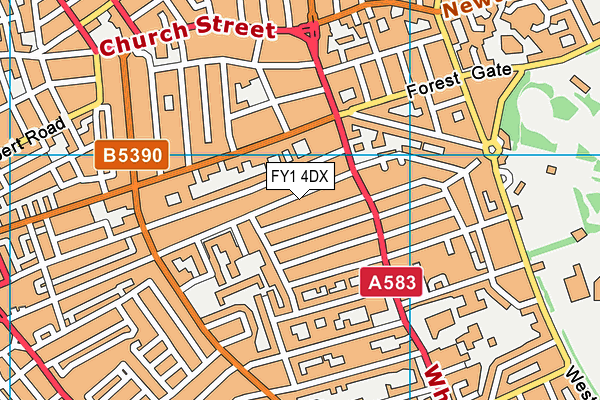 FY1 4DX maps, stats, and open data