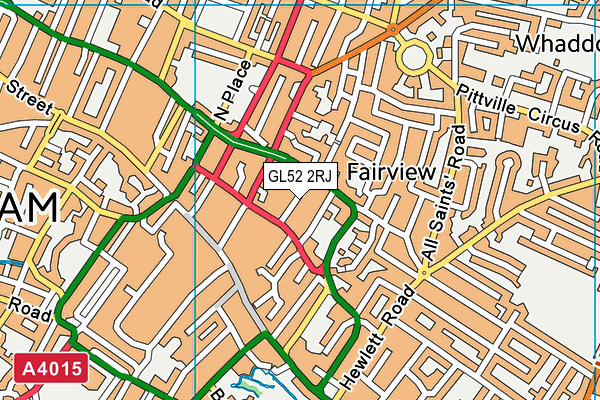 GL52 2RJ maps, stats, and open data