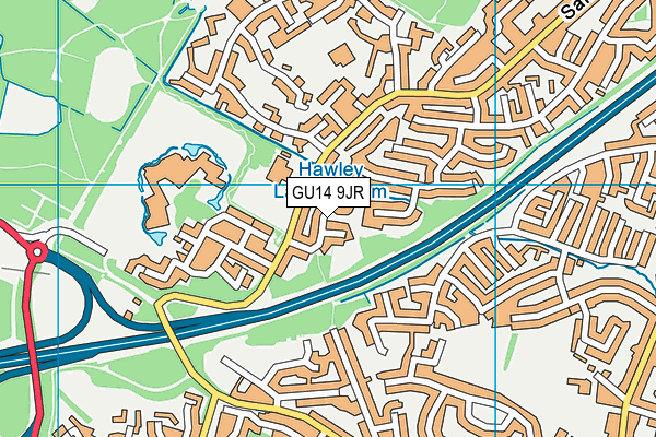 GU14 9JR maps, stats, and open data