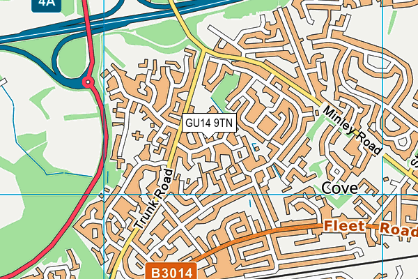 GU14 9TN maps, stats, and open data