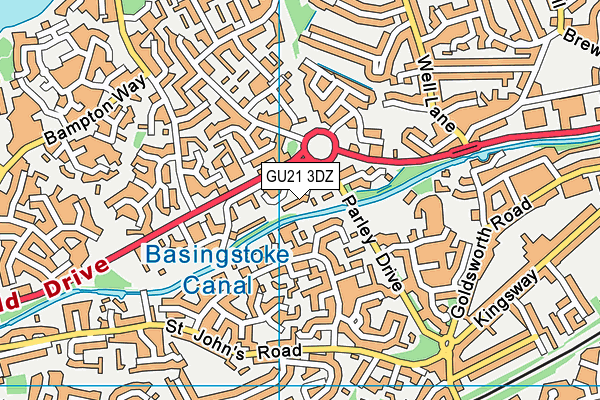 GU21 3DZ maps, stats, and open data